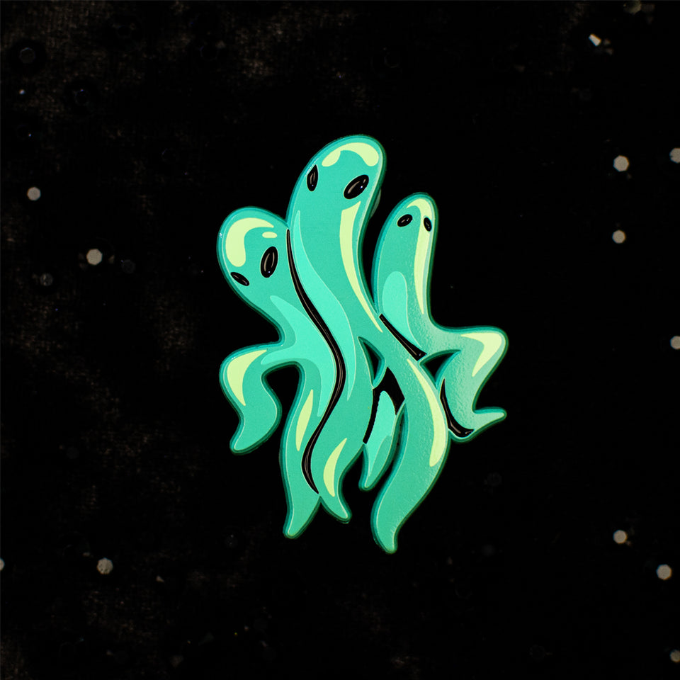 Neon Cryptids Fresno Nightcrawlers Enamel Pin